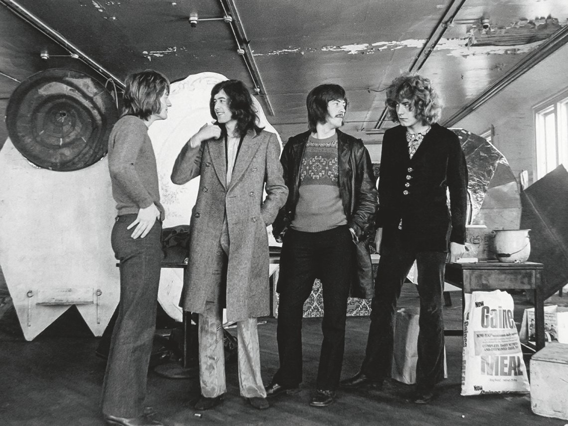 Led Zeppelin Group Photo 1970