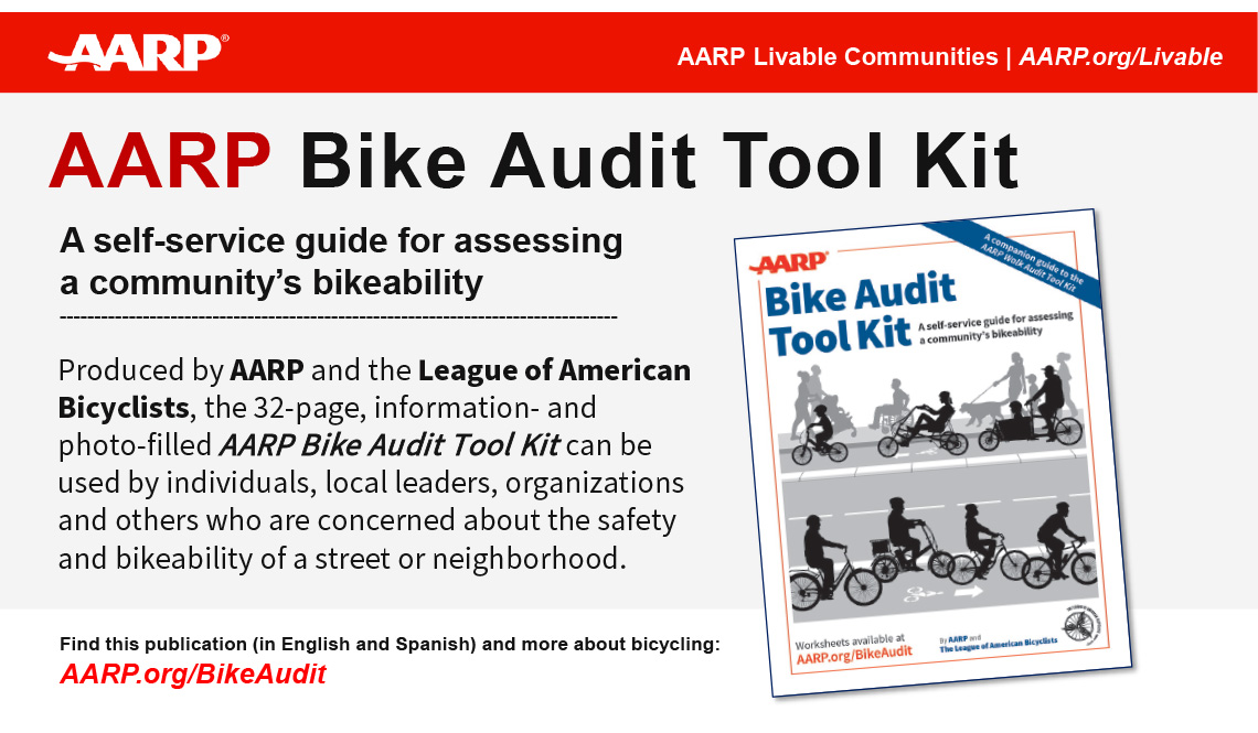 Slideshow: AARP Bike Audit Tool Kit