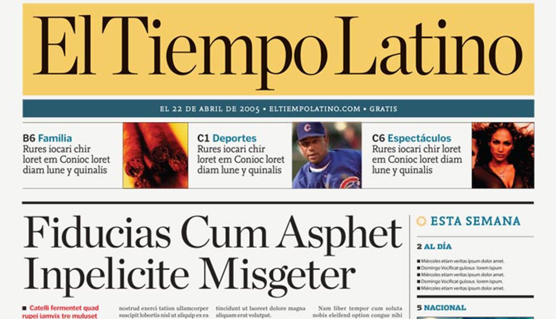 Periódicos latinos en Estados Unidos - Prensa hispana - Fotos
