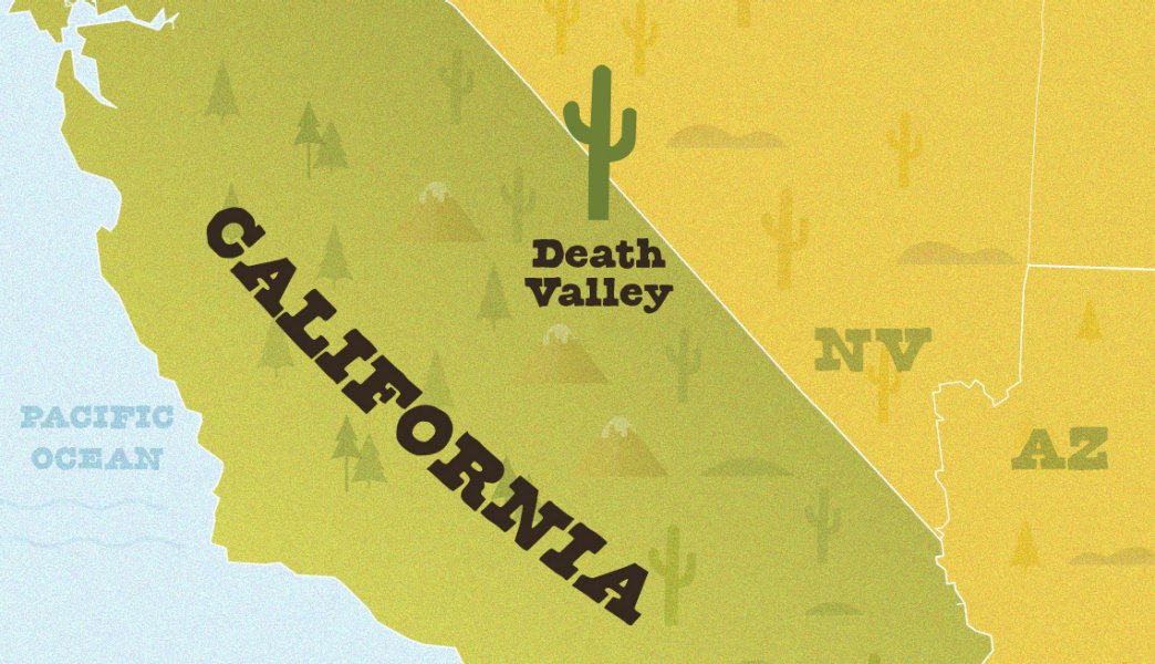 Death Valley Map